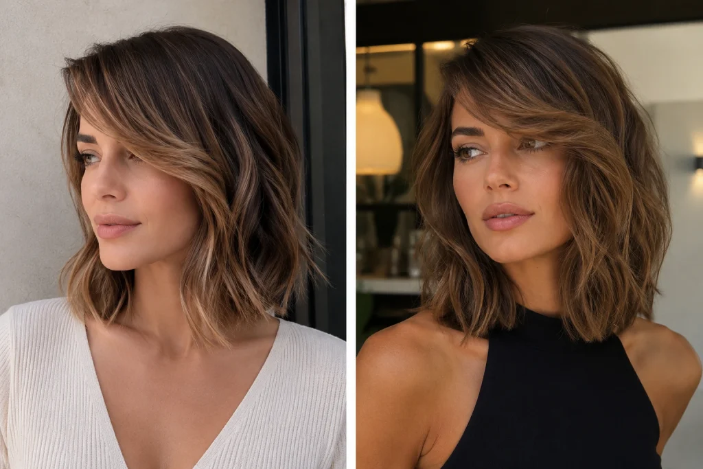 Trendfrisur Sommer 2026: Side Swept Bangs sind zurück